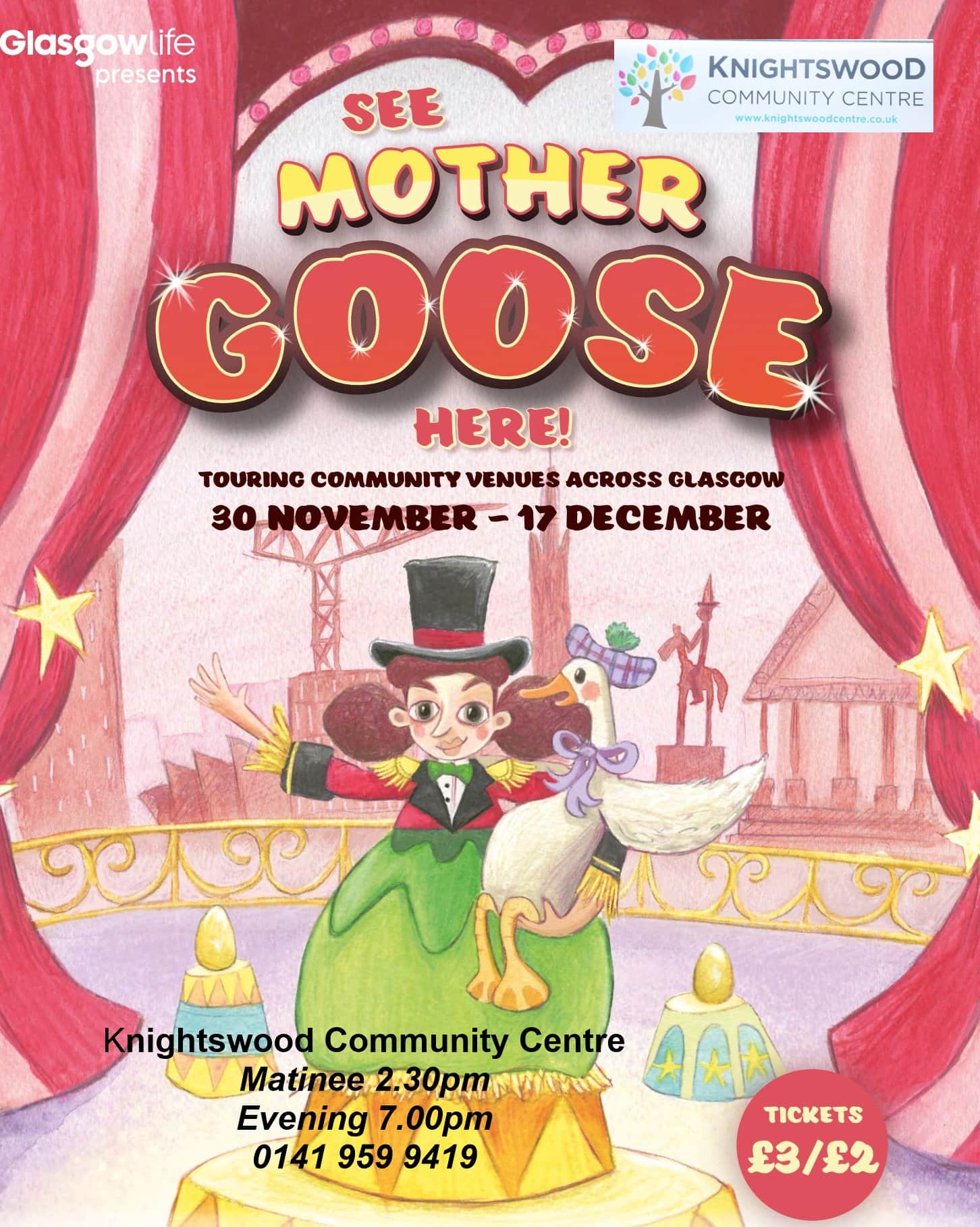 Panto - Mother Goose, on Saturday 10 December 2022. - Knightswood ...
