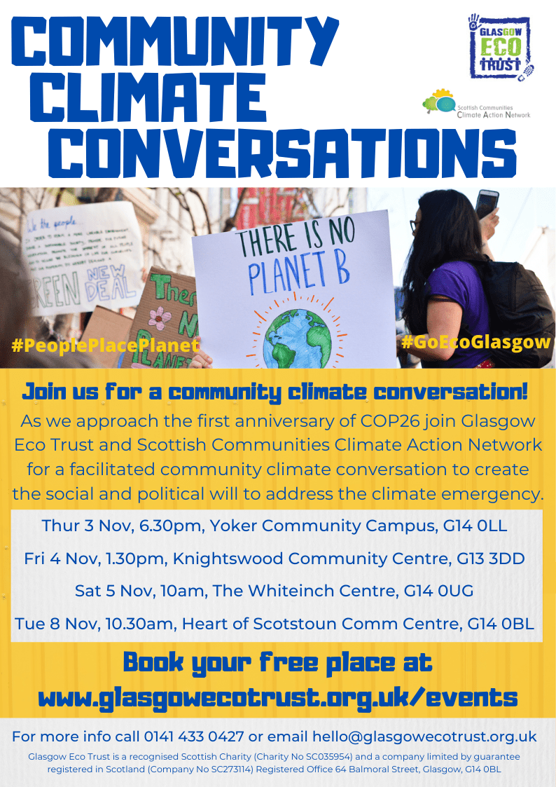 Climate Conversations - Knightswood Community Centre